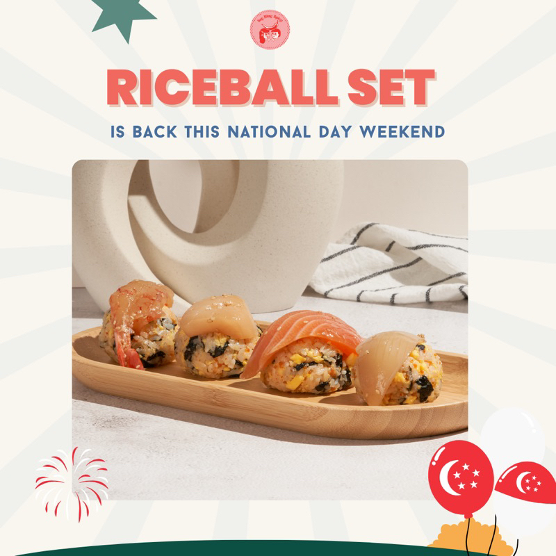 (21st August) OG Fav Riceball Set | Shopee Singapore