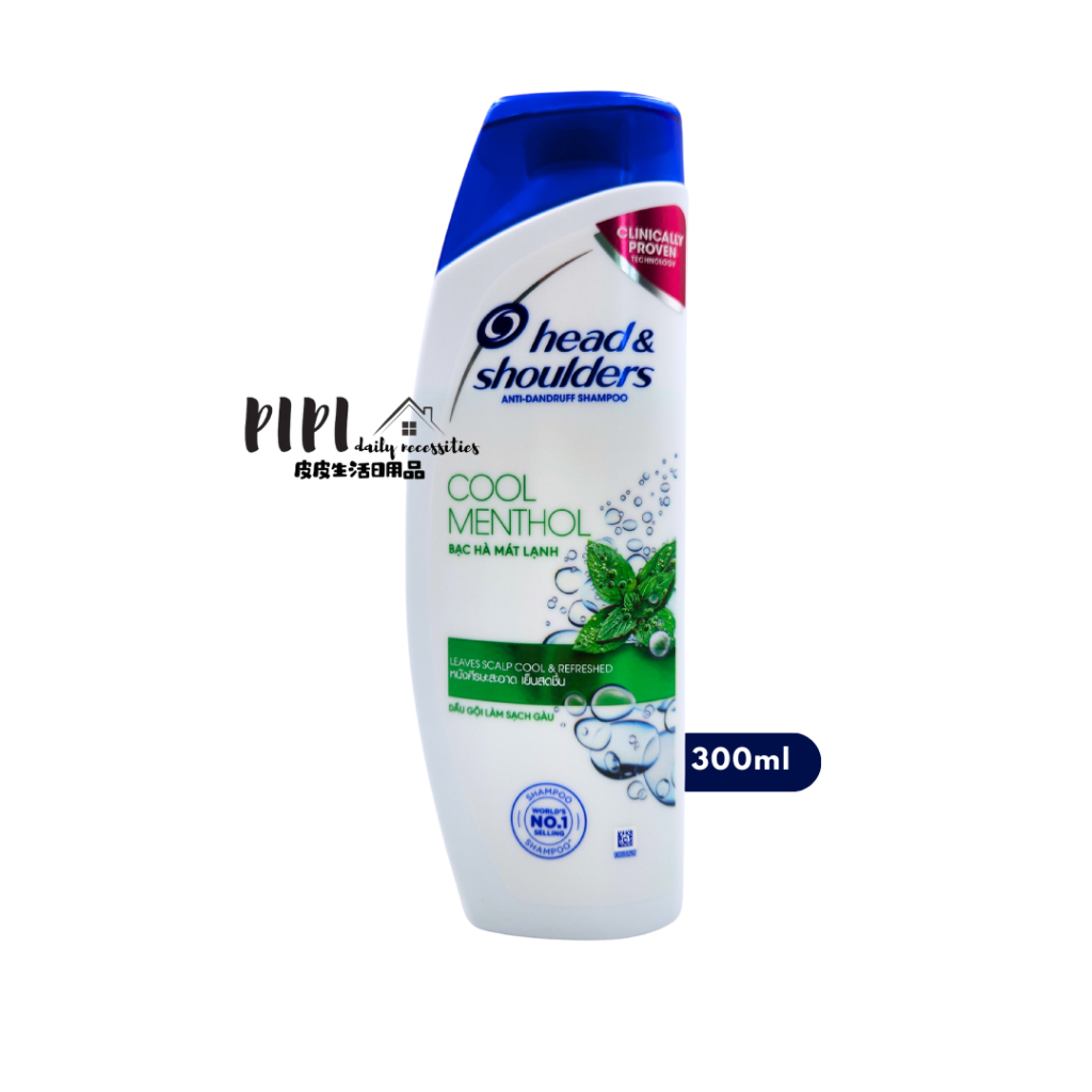 Head & Shoulders Anti-Dandruff Shampoo Cool Menthol 300ml | Shopee ...