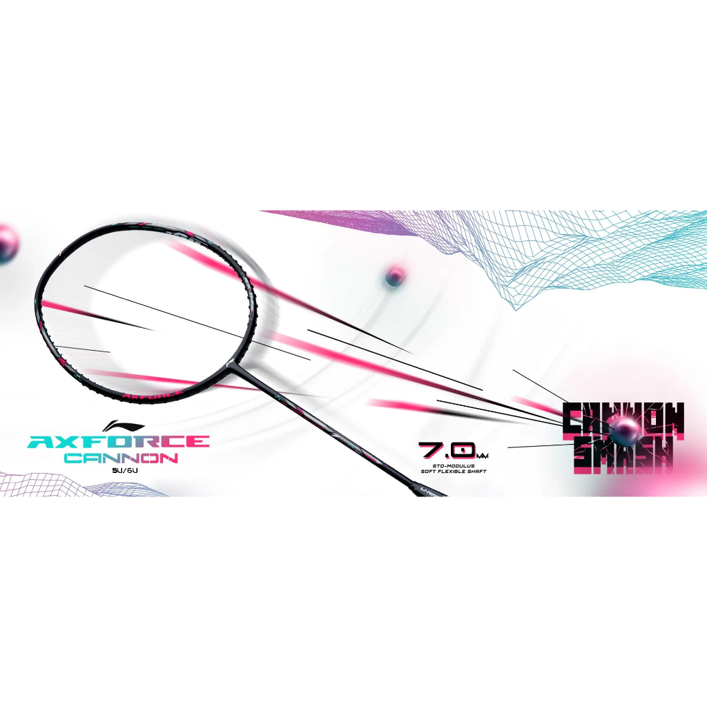 Li-ning Axforce Cannon 小钢炮 with stringing | Shopee Singapore