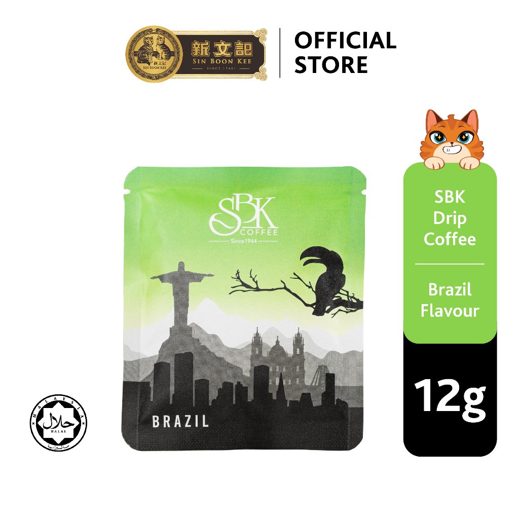 [ Drip Coffee ] SBK Drip Kopi BRAZIL Flavour SBK ｜挂耳包咖啡 巴西口味 ｜12g｜100% ...