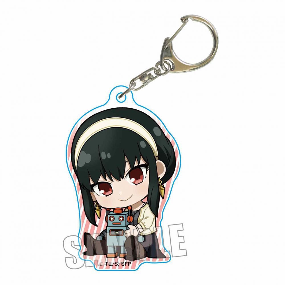SPY×FAMILY GyuGyutto Acrylic Keychain Yor Forger (Robot) | Shopee Singapore