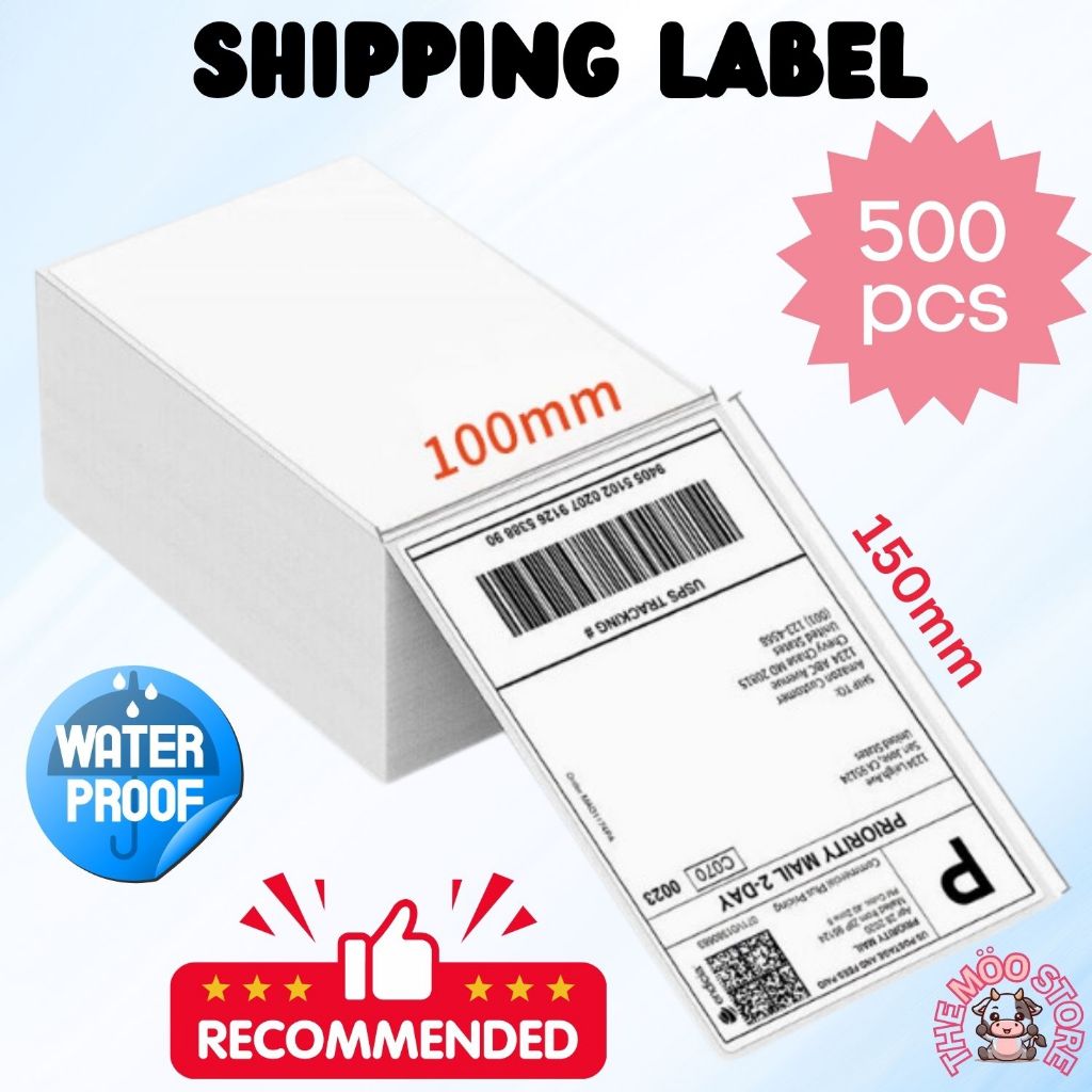 Thermal Label Sticker Paper | AWB Thermal Label | E-Commerce AWB ...