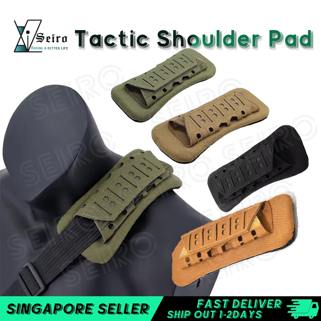 【SG】Shoulder Strap Pads Backpack Nylon Mesh Protect Pads Breathable ...