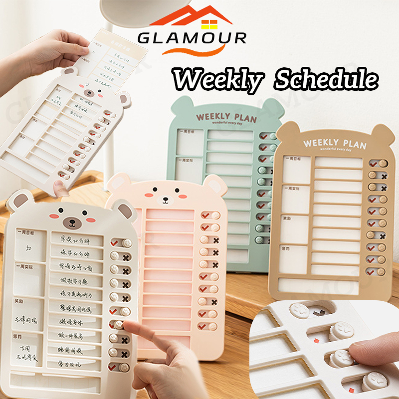 [SG] Monthly And Weekly Planner 2025 For Kids To Do List Board Behavior ...