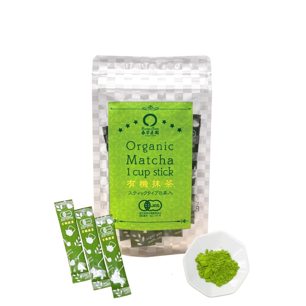 Shumpo Chaen Matcha powdered tea [Organic Matcha Stick Type 2g x 8P ...