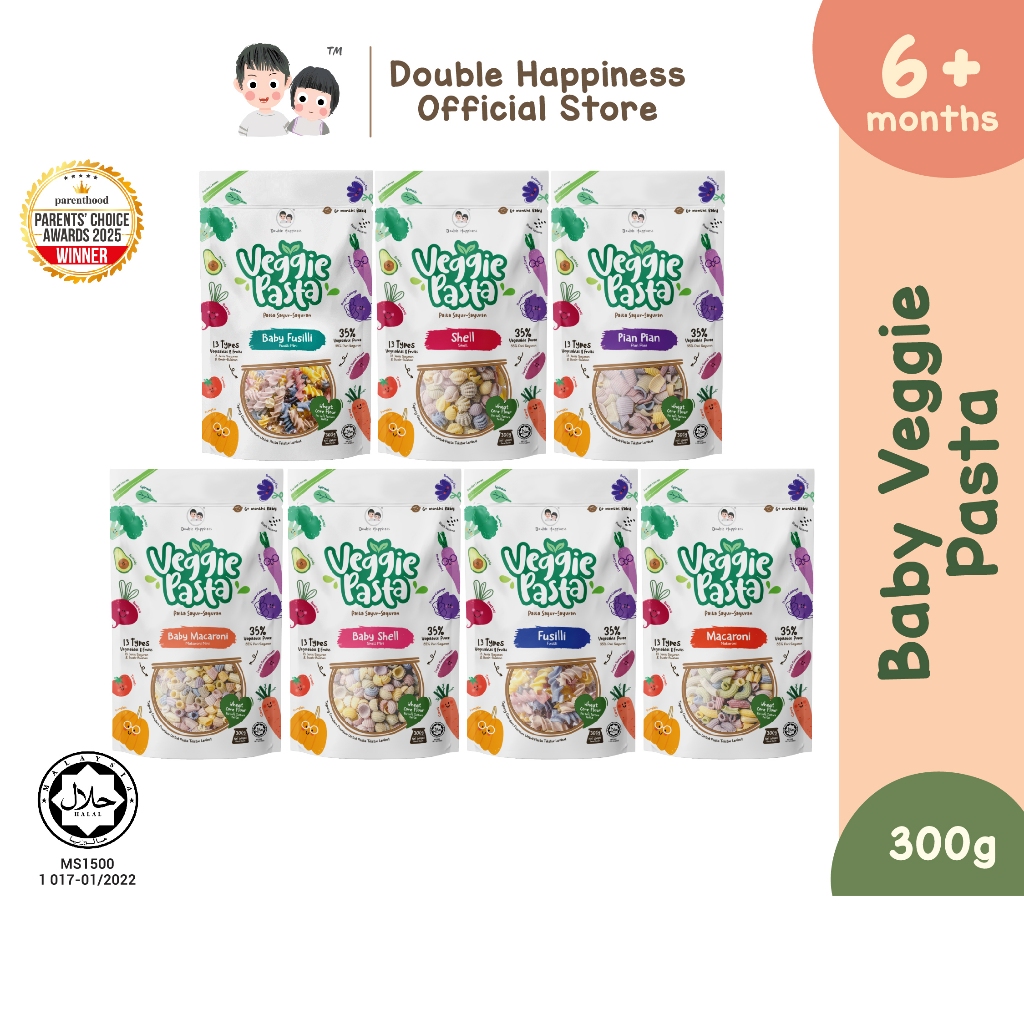 Double happiness veggie pasta/ 蔬菜意粉面 Pasta /Mee Sayur/baby food ...