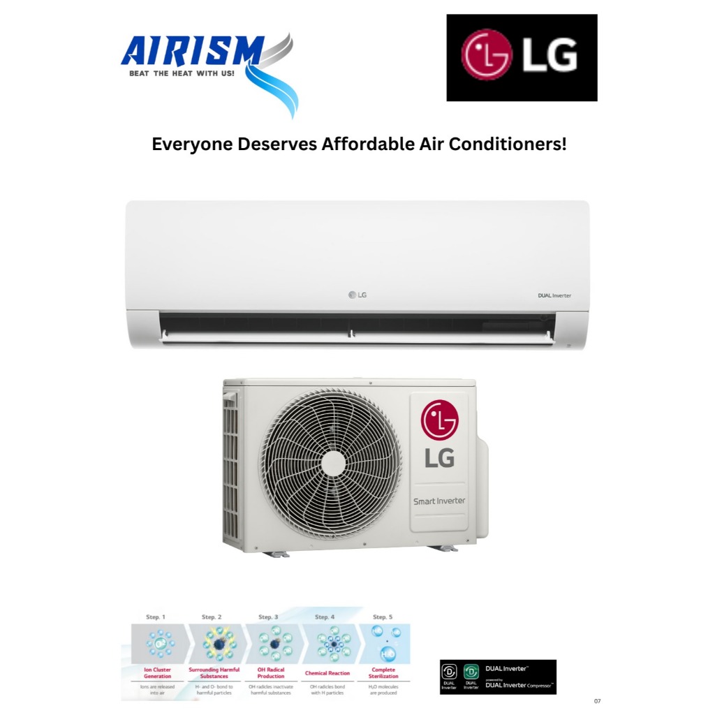 LG AI AIR SYSTEM 1 AIRCON R32 INVERTER AIRCON 5 TICKS - (SUPPLY ONLY ...
