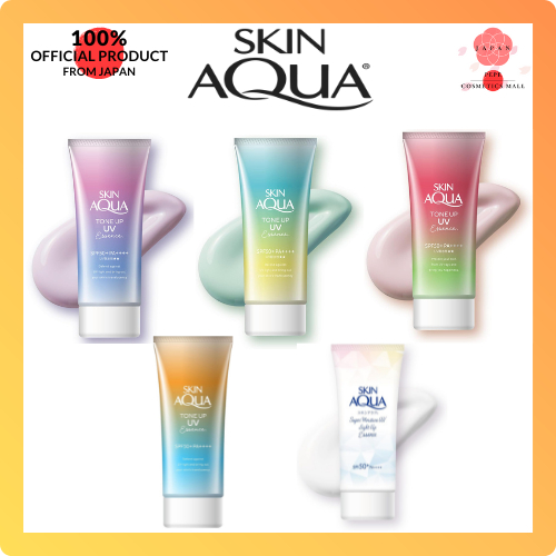 skin aqua Tone Up UV Essence Sunscreen Makeup Base Transparency ...