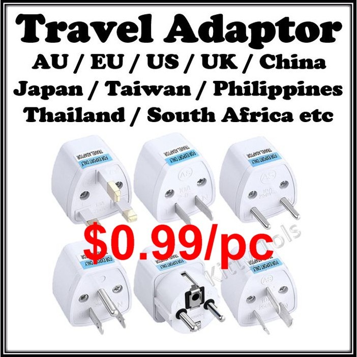 Travel Adapter Plug International Universal Multi Power Converter UK US ...