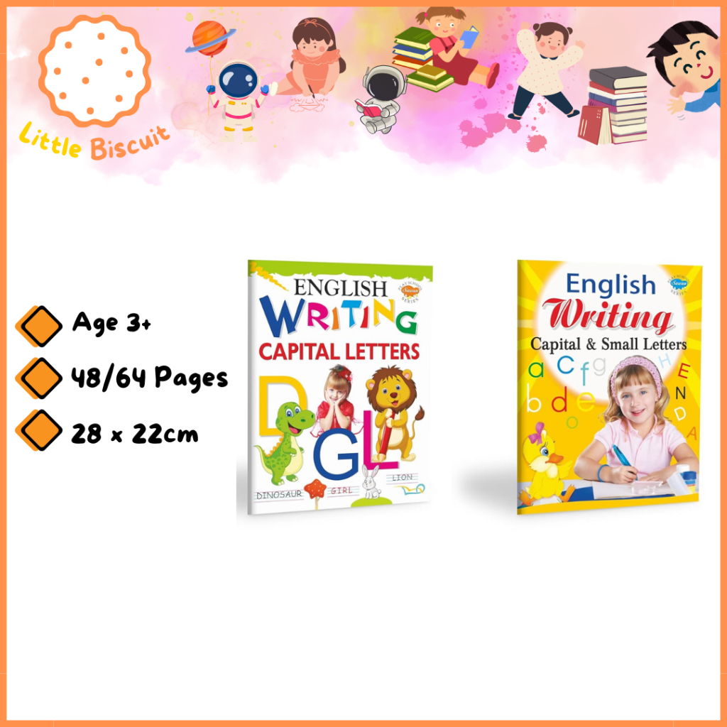 [SG Local Stock] English Writing Exercise Book/Capital Letter and Small ...