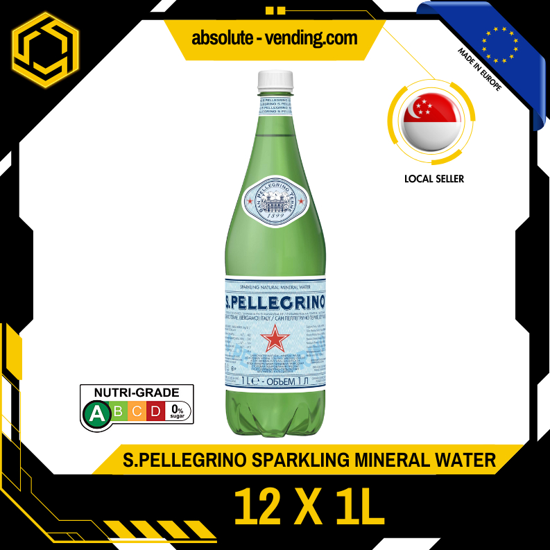 [CARTON] SAN PELLEGRINO Sparkling Mineral Water 1L X 12 (P.E.T BOTTLE) | Shopee Singapore