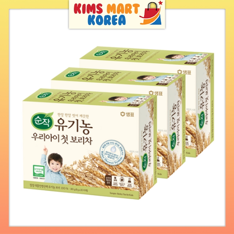 Sempio Sunjak Organic Baby First Barley Tea Korean Drink Food 8g x ...