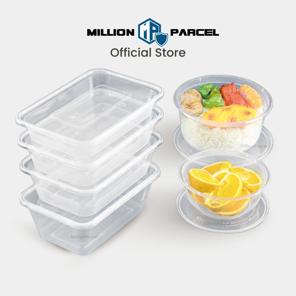MillionParcel Disposable Food Container with Lid | Plastic Container ...