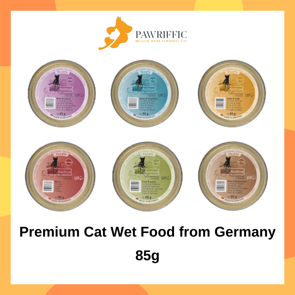 [LOCAL STOCKS] 85g Catz finefood Premium Germany Fillets Cat Wet Food Pet Completed Food (S320A ...