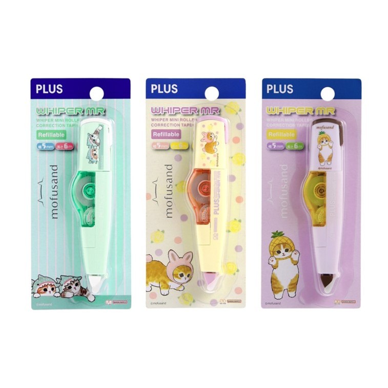 PLUS Whiper MR Refillable Correction Tape (Mofusand Edition) 5mm x 6m ...