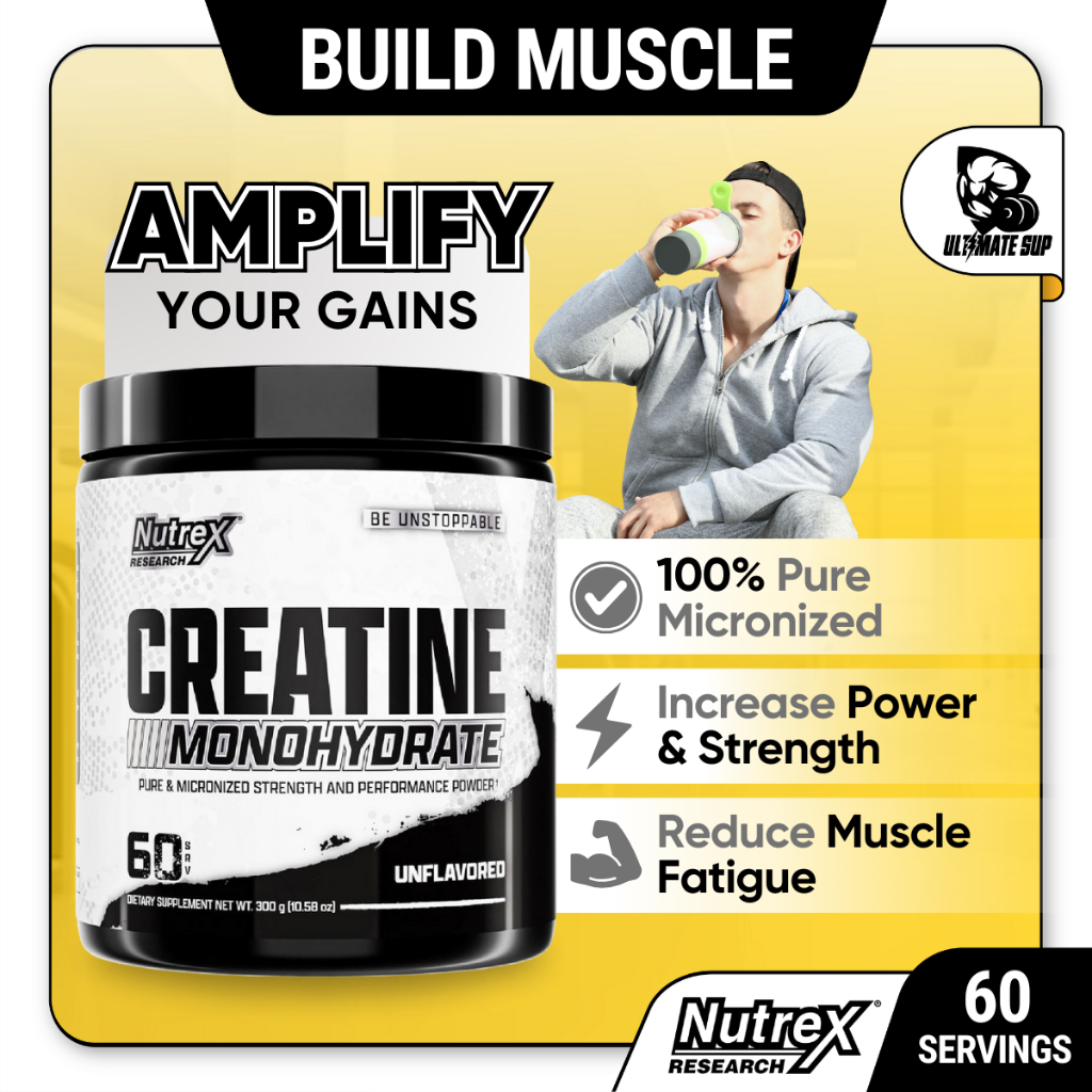 Nutrex Research, Creatine Drive, Pure Creatine Monohydrate To Build ...