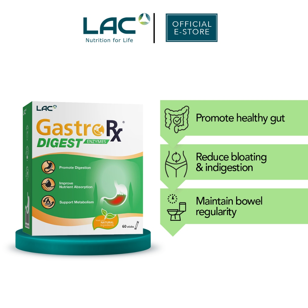 [LAC GASTRORX] Digest - Enzymes (60 powder sticks) | Shopee Singapore