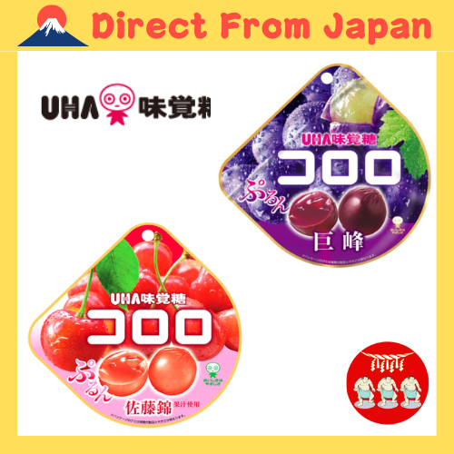 【Direct from Japan】UHA Mikakuto CORORO Grape 48g / Cherry 40g | Shopee ...