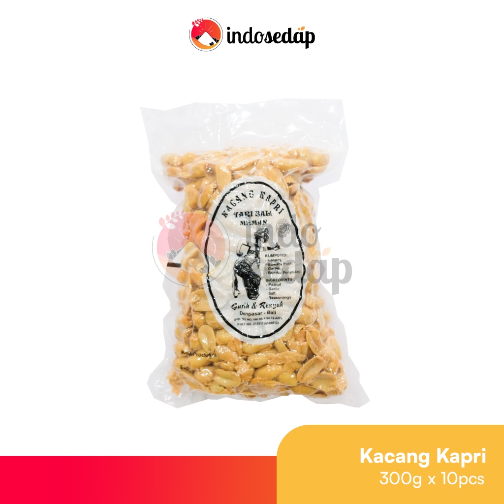 *WHOLESALE* Kacang Kapri Tari Bali (Roasted Garlic Peanut) | Shopee ...