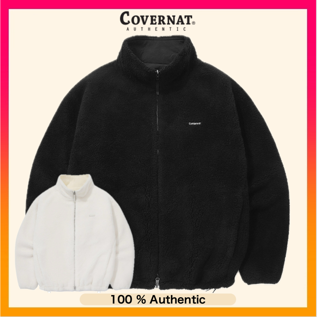 COVERNAT Stan Collar Reversible Sherpa Jacket - 2 Colors (2024 NEW ...