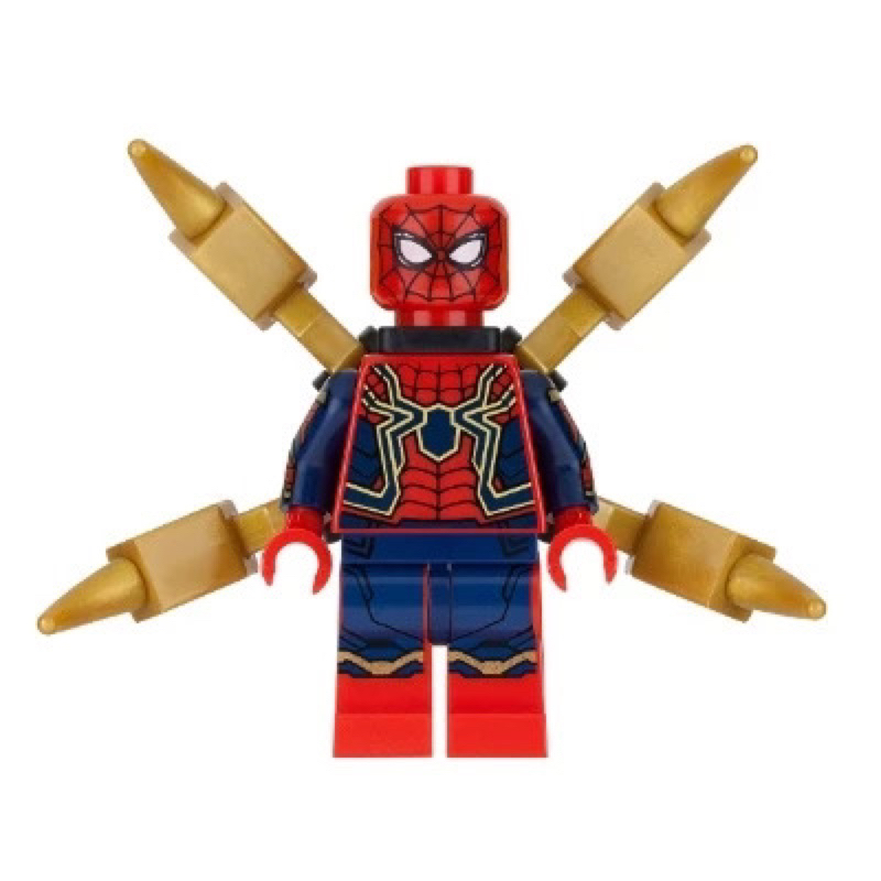LEGO Minifigure Iron Spider-Man - Mechanical Arms with Barbs 76108 ...