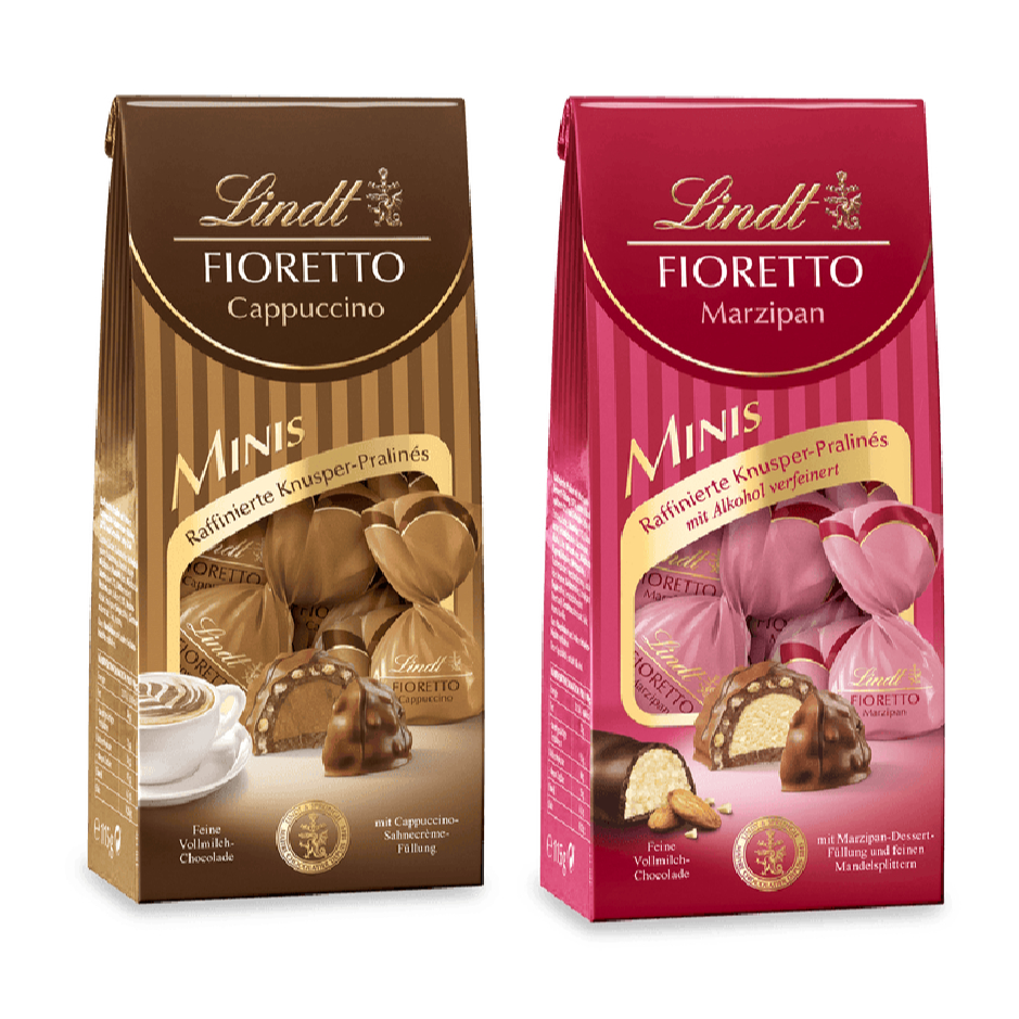 Lindt FIORETTO Minis Cappuccino Marzipan, 115g | Shopee Singapore
