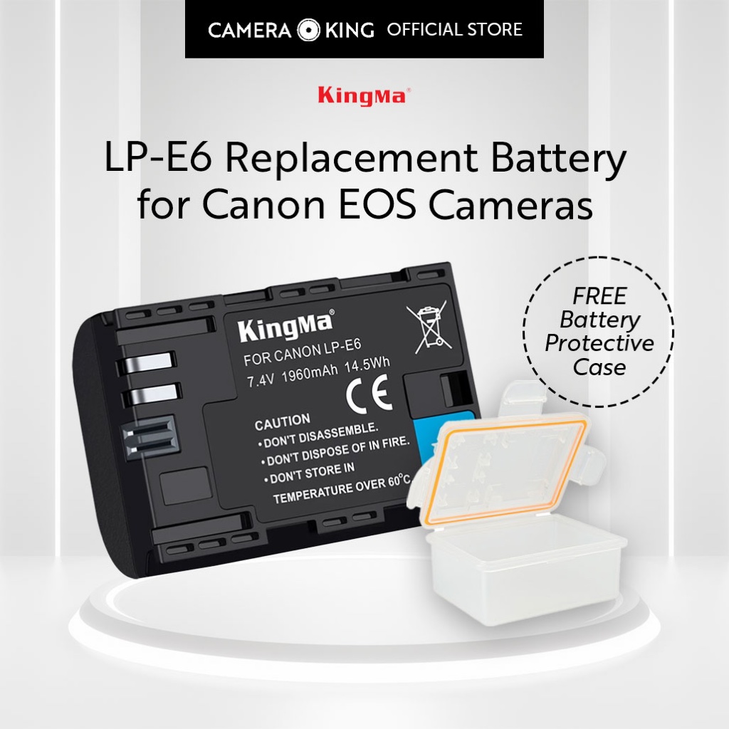 [KingMa] LP-E6 Camera Battery for CANON EOS and more Cameras with ...