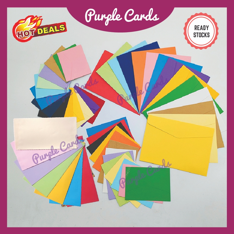 10pcs Red Envelope / Pink Envelope / Cream Envelope / Wedding Card ...