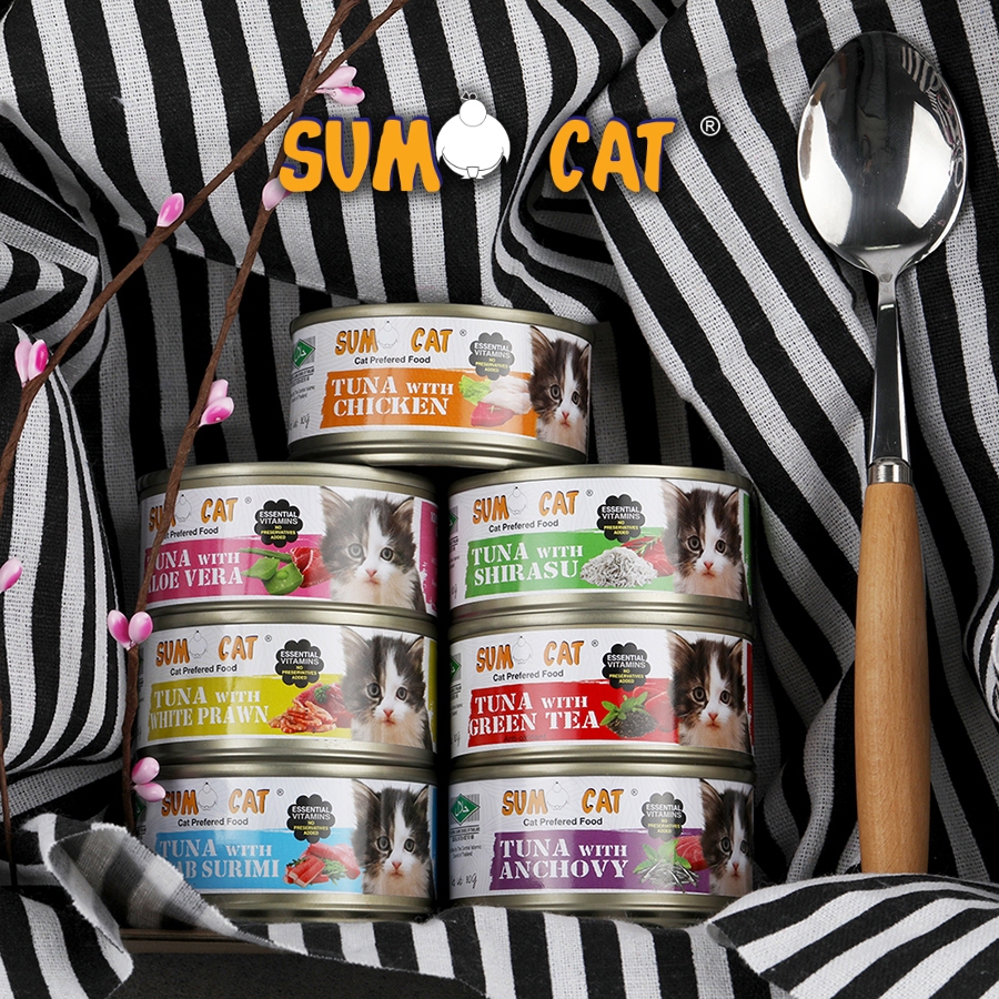 SUMO CAT Premium Can Food 80g(24cans Per Carton) | Shopee Singapore