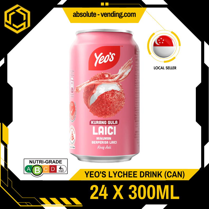 YEO'S Lychee 300ML X 24 (CAN) | Shopee Singapore