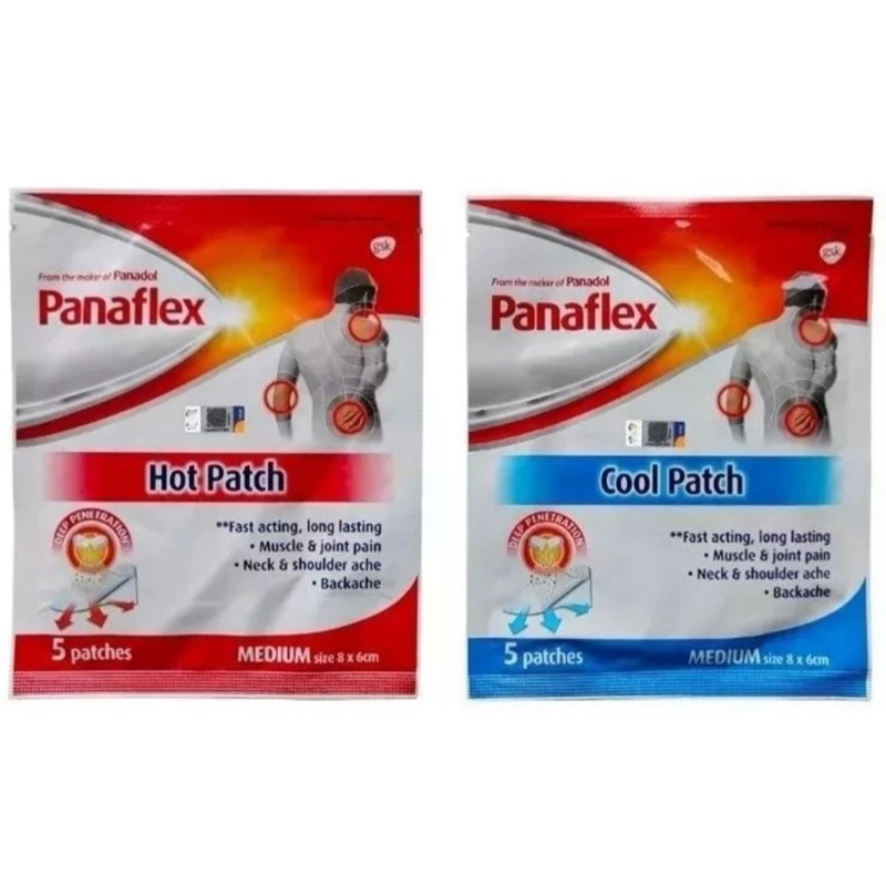 Panaflex pain relief patch (cool/hot/muscle & joint) | Shopee Singapore