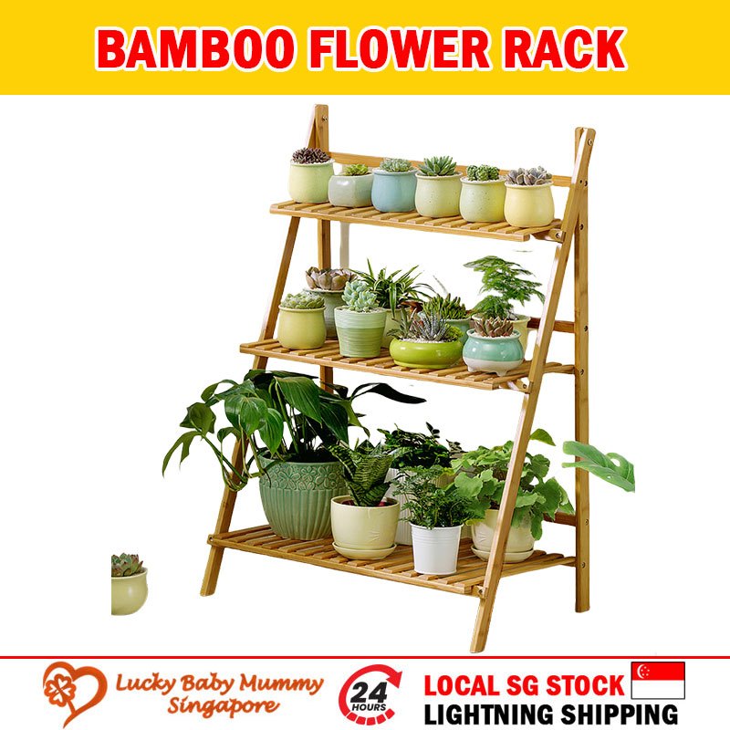 【Type A】3 Tier 4 Tier Plant Rack Flower Stand Flower Rack - 100% ...