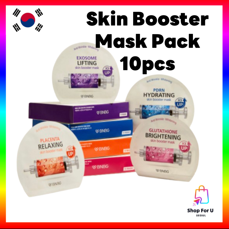 [BNBG] Skin Booster Mask Pack 10ea Glutathione Brightening Exosome ...
