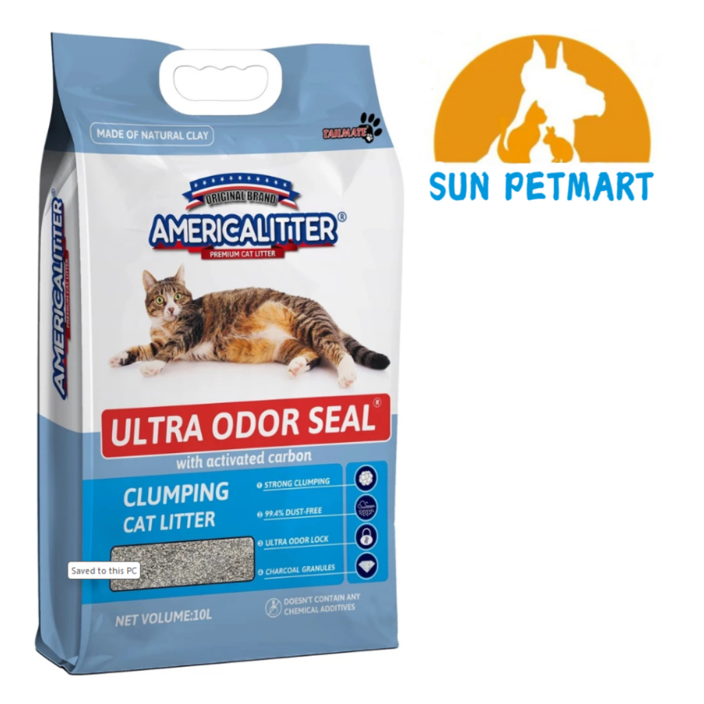 (Bundle of 2 @$35.50 )America Cat Litter Clay/Sand Ultra Odor Seal ...