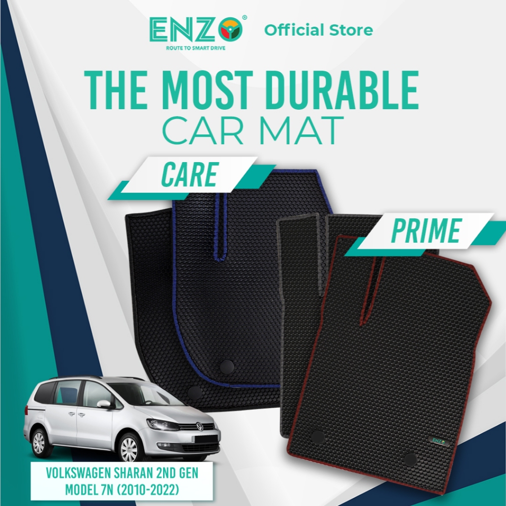 ENZO Car Mat - Volkswagen Sharan 2nd Gen Model 7N (2010-2023) | Shopee ...