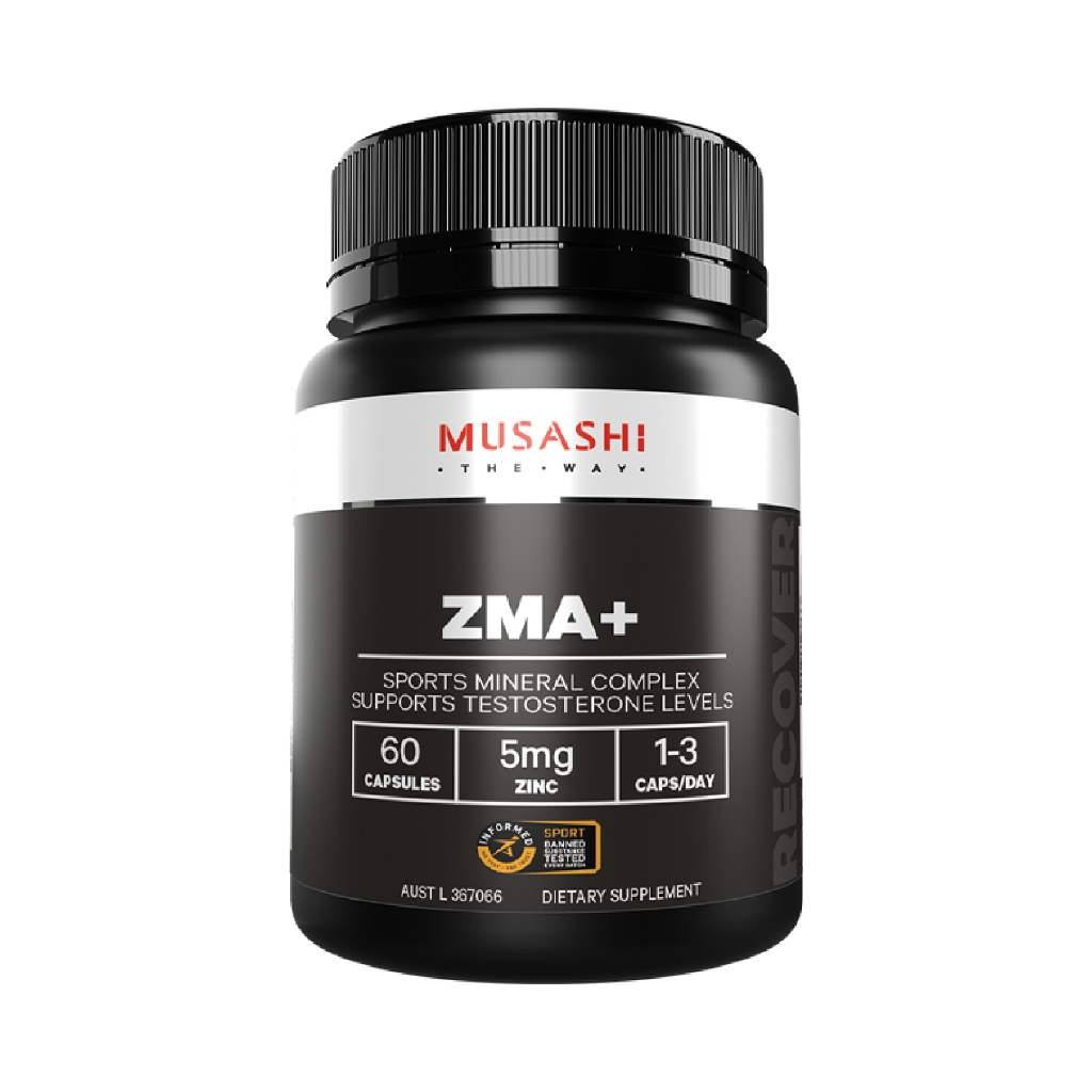 Musashi ZMA+ Sport Mineral Complex 60 Aminos Capsules | Shopee Singapore