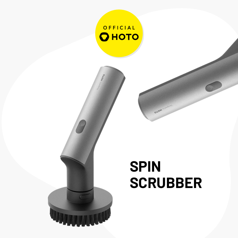 HOTO Multi-Brush Electric Spin Scrubber - Dual Speed, Multi Brushes ...