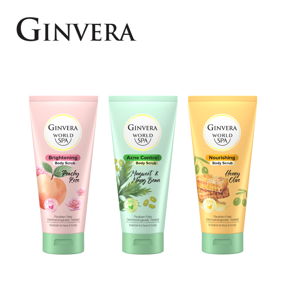 GINVERA World Spa Body Scrub 200g - 3 Variants | Shopee Singapore