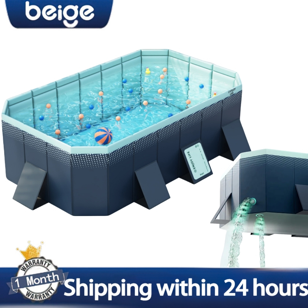 Children's bath pool Non Inflatable Swimming Foldable Kids Pool Big ...