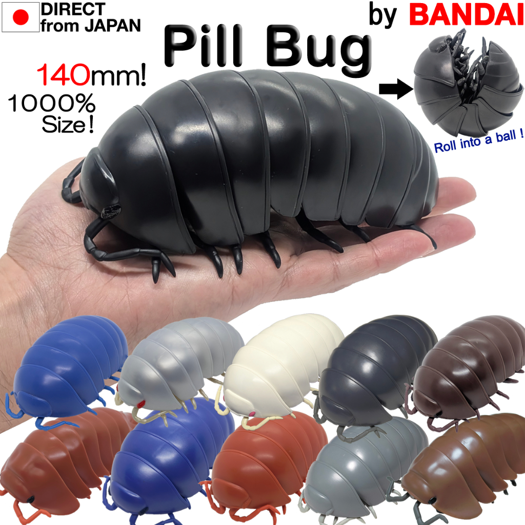 [Direct from Japan][Used]Bandai Gashapon Pill Bug Big Figure 140mm 10:1 ...