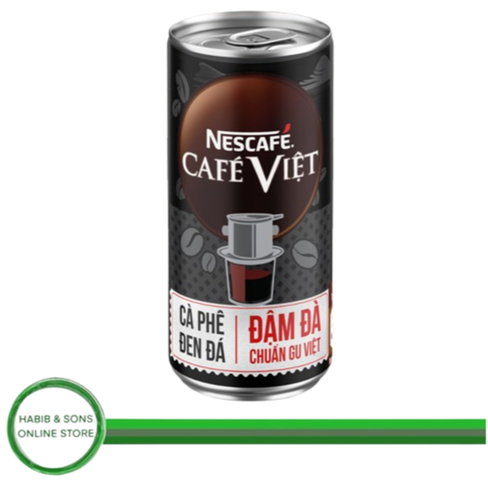 NESCAFE CAFE VIET BLACK VIETNAM COFFEE - 24 X 170ML | Shopee Singapore