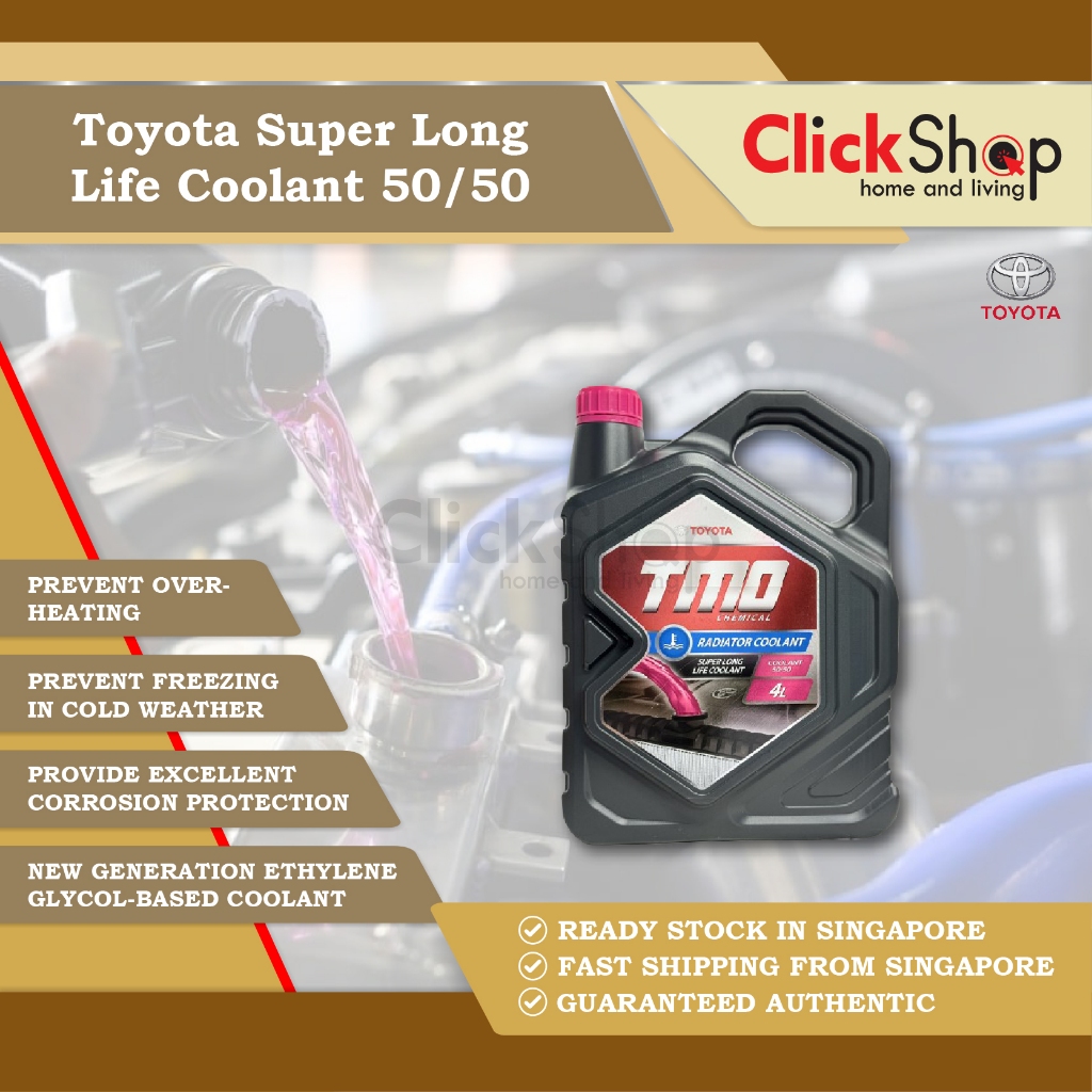 TOYOTA TMO Super Long Life Coolant 4L Radiator Coolant Premix 50/50 ...