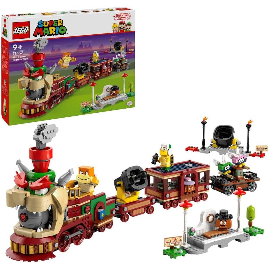 LEGO Super Mario The Bowser Express Train Toy Playset 71437 Nintendo ...
