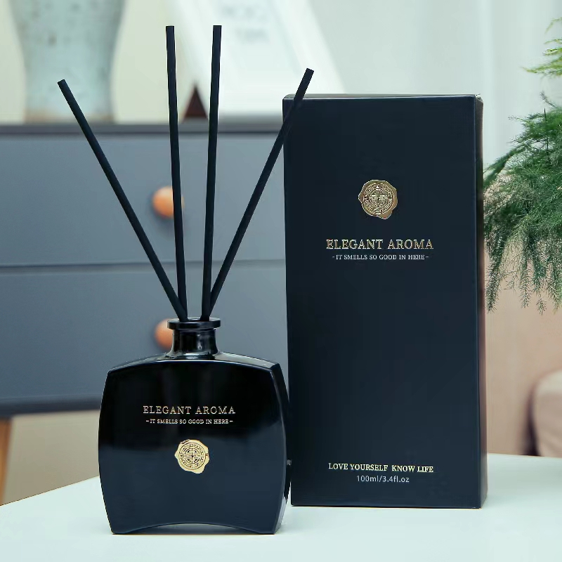 [SG Stock] Aurora Square Black Bottle Reed Diffuser Classic Luxuries ...