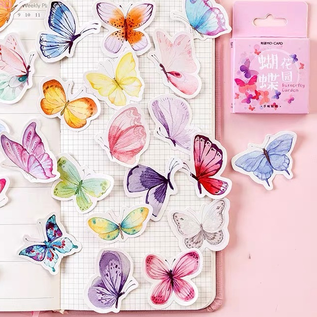 [SG] Butterfly Stickers | Butterflies | Journaling Sticker | Journal ...