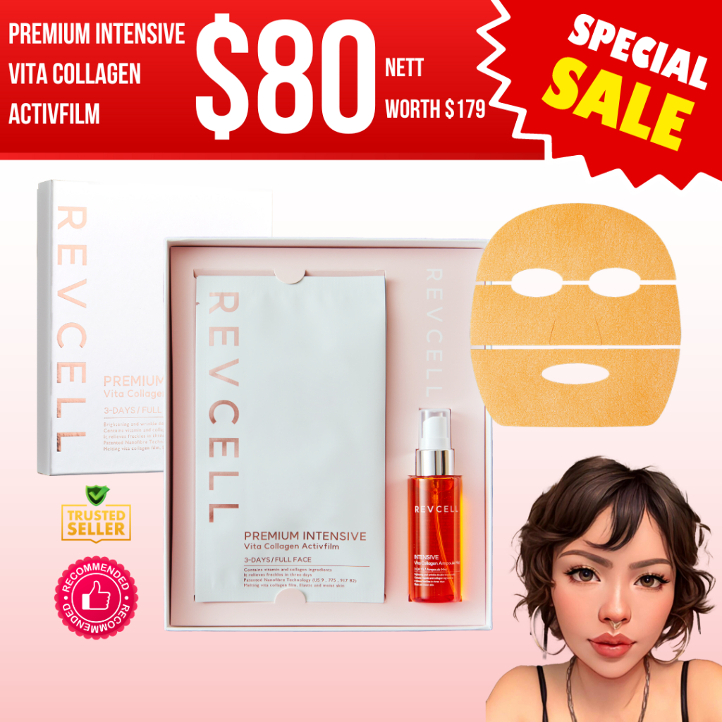 REVCELL MEGA DEAL @ $80 ONLY *NEW* 3 Seconds Full Face Collagen Pack ...