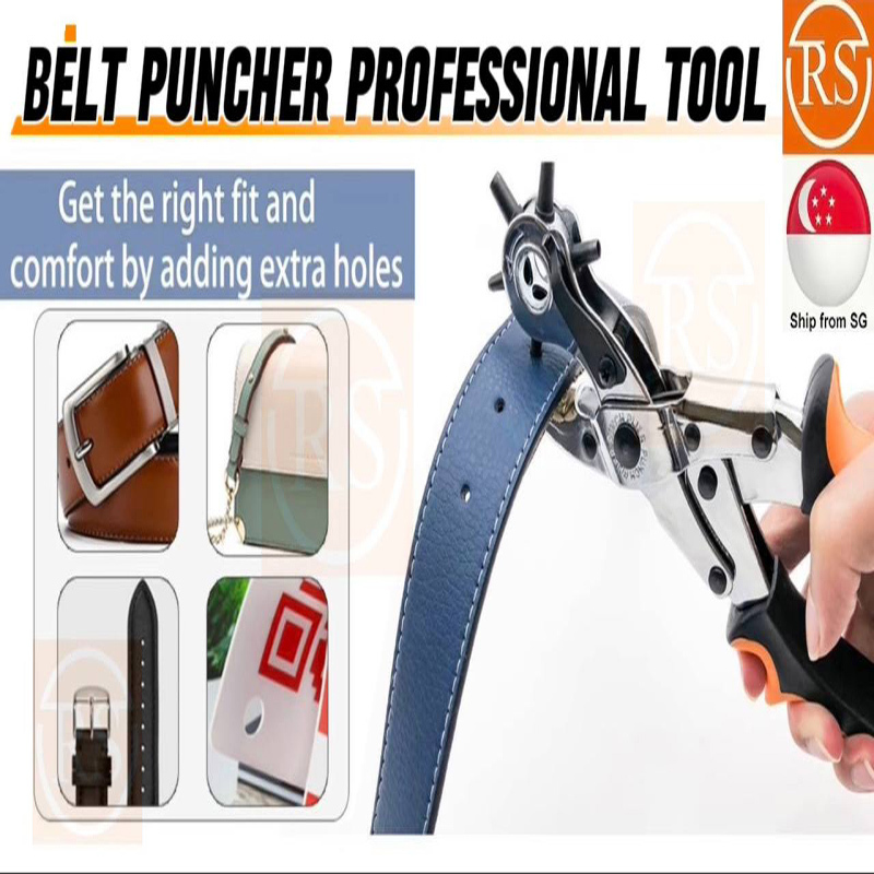 Belt puncher Professional Belt Hole Puncher Tool Revolving Punch Plier ...