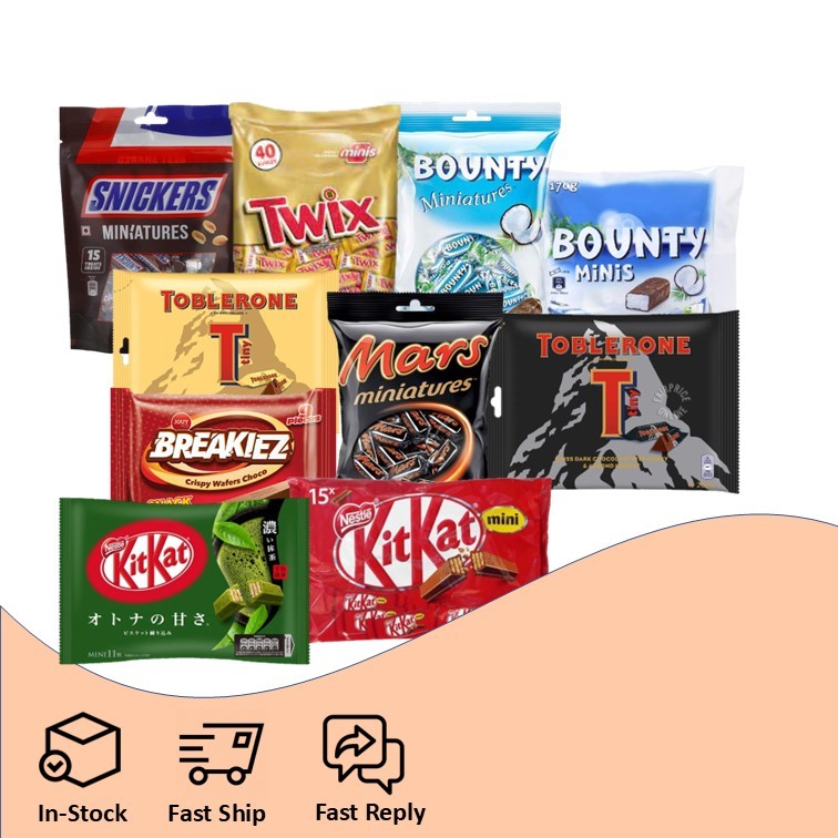 [IN-STOCK] KitKat / Twix / Breakiez / Bounty / Mars / Snickers ...
