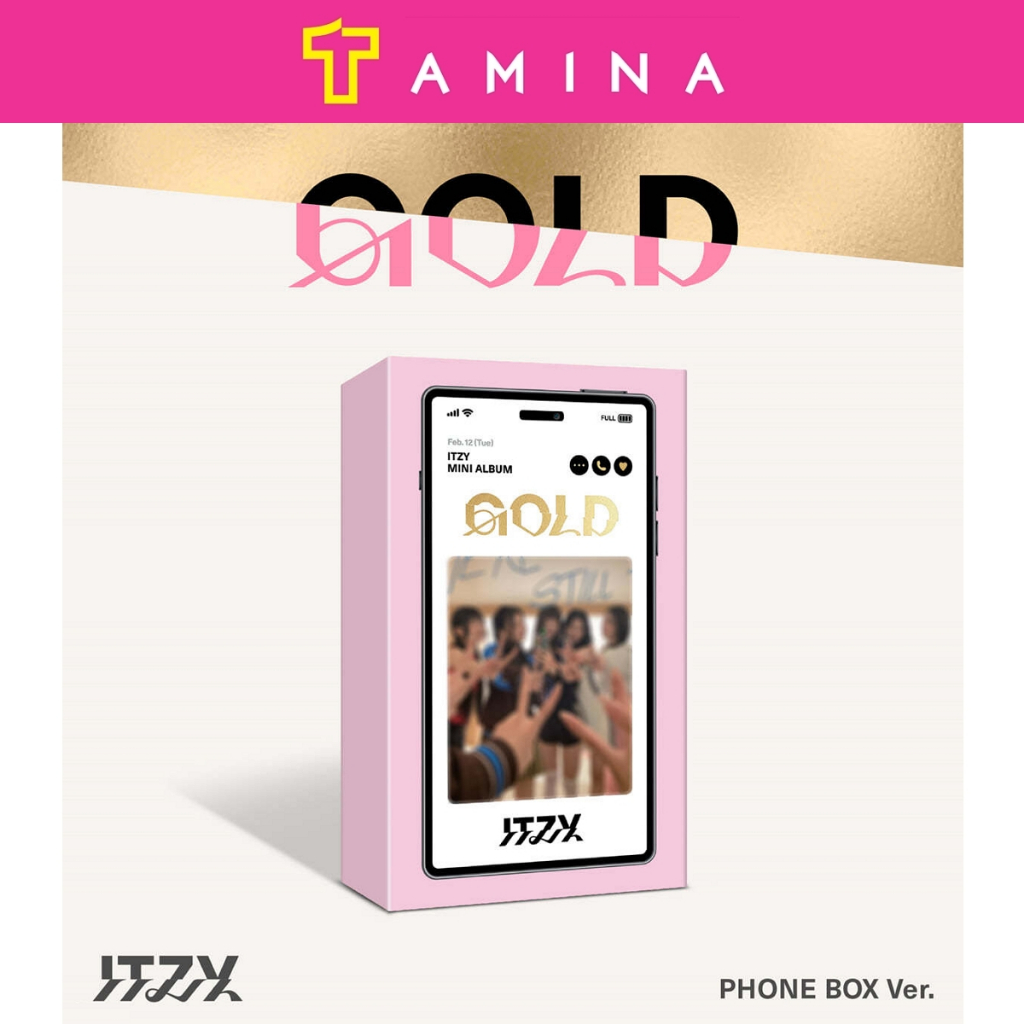 ITZY 9th Mini Album GOLD Phone Box Ver. | Shopee Singapore