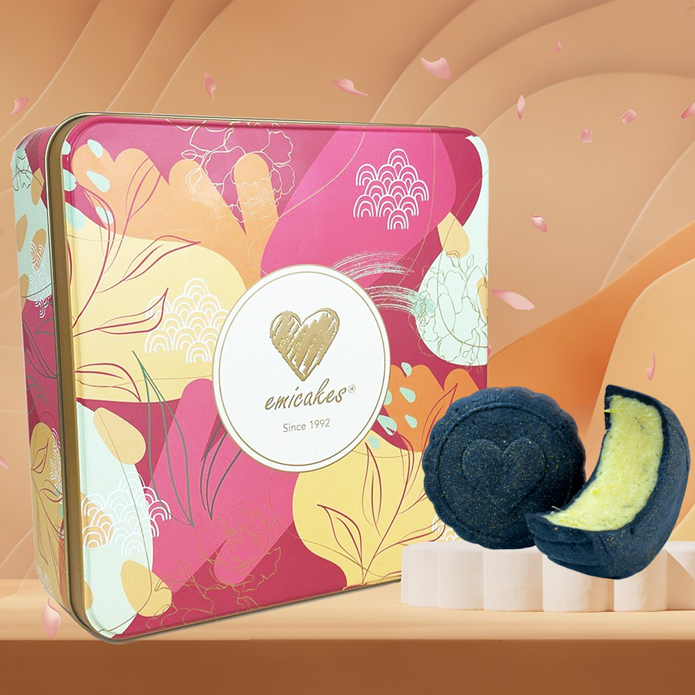 [Emicakes] Heavenly Mao Shan Wang Durian Snowskin Mooncake (Box of 4) | Shopee Singapore